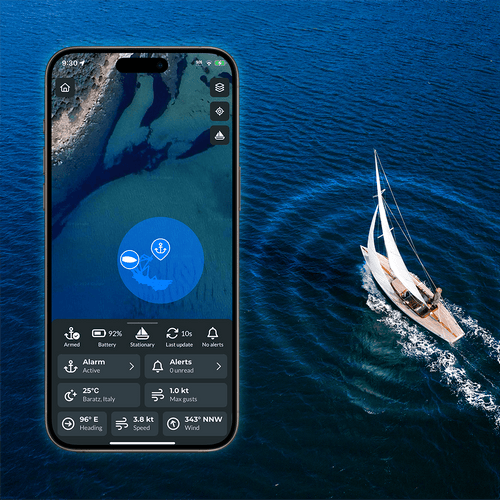 YachtPilot Boat Monitor Sensor Pro Extreme – Rugged Wi-Fi Boat Monitor